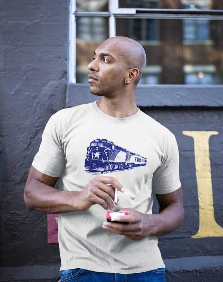 NC Amtrak Train Shirt
