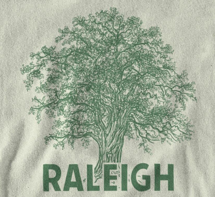 Raleigh NC Oak Tree Shirt